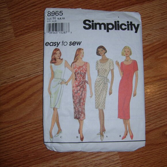 Simplicity | Office | Simplicity Sewing Pattern Dresses 8965 Uncut ...